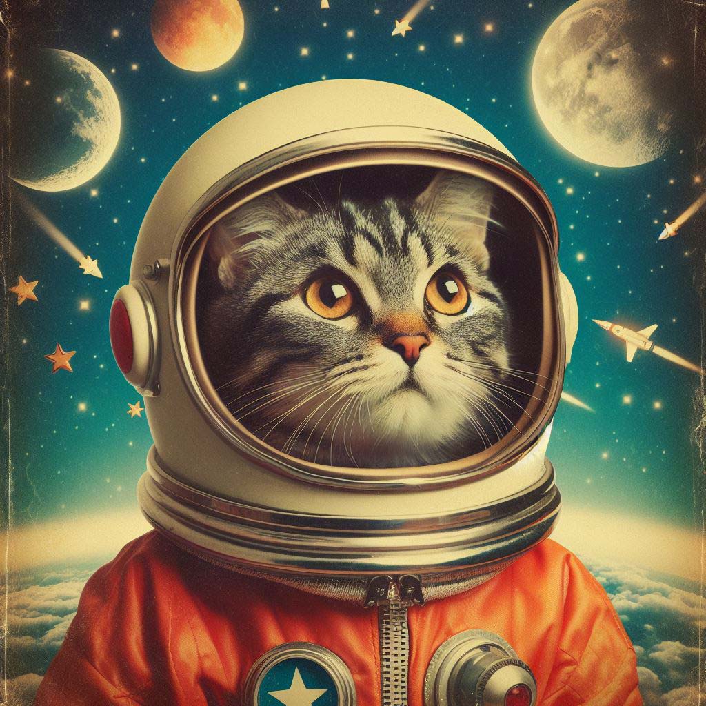 Home - Retro Space Cat